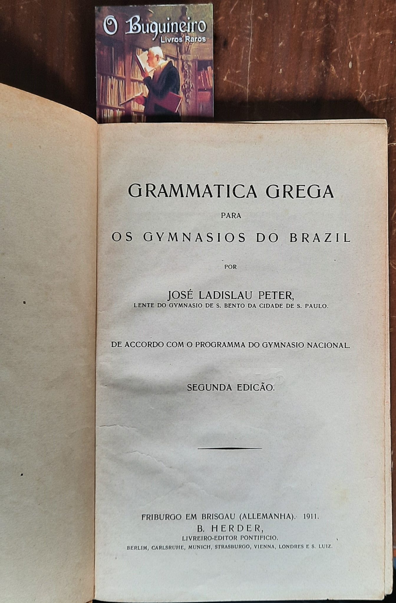 Grammatica Grega - Gramática Grega - O Buquineiro